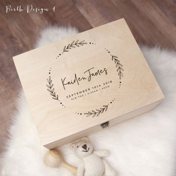 Birth Memory Boxes – Name It Custom Decor