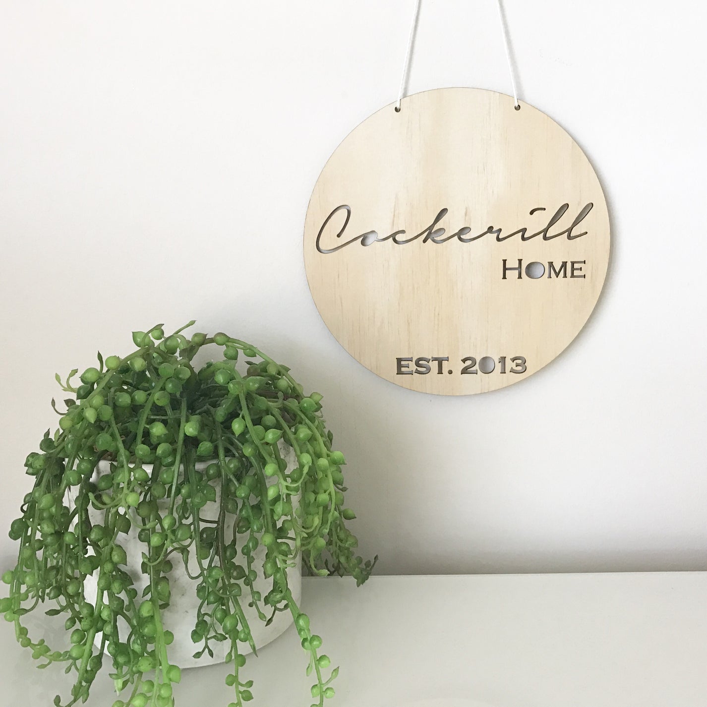 Home Plaque – Name It Custom Decor