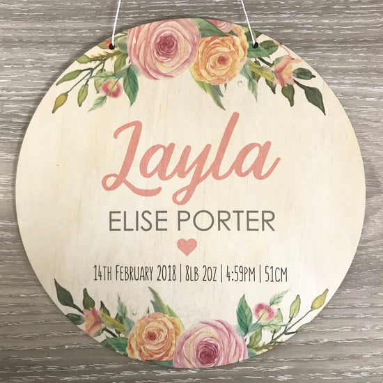 Printed Name Plaques – Name It Custom Decor